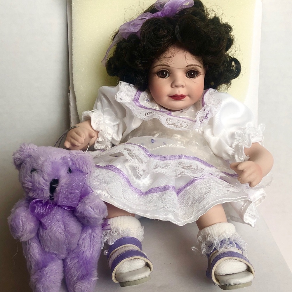 Marie Osmond Baby Annette Tiny Tot Doll Mib Coa - Gem